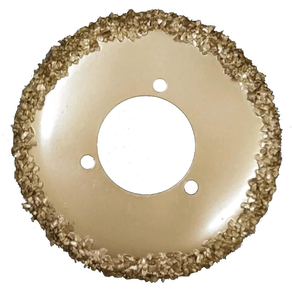 Cues Style 8 inch Steel Carbide Grit Wheels for the Original Pipe Ranger