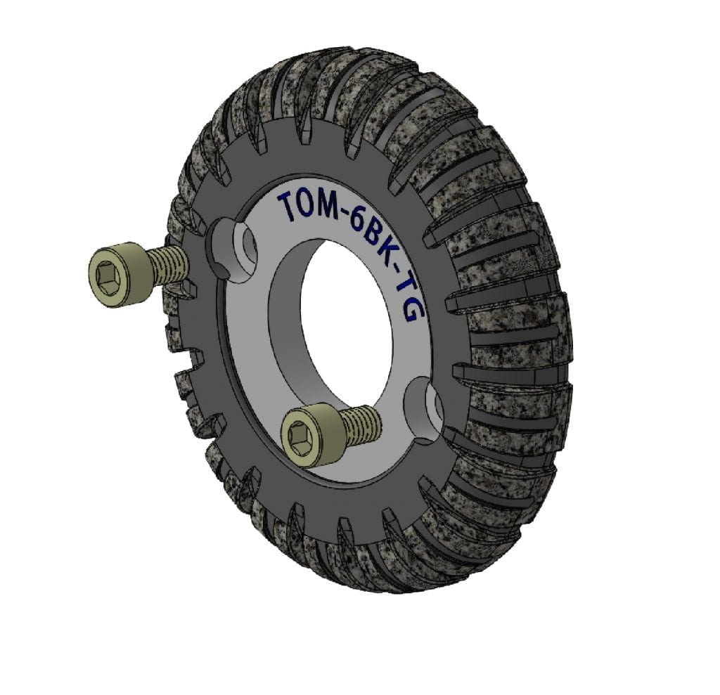 6 Inch TruGrit® Wheels IBAK Compatible for T76, T86, & Pano 2 transporters